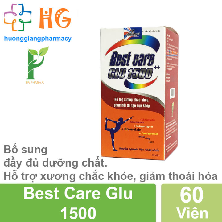 Best Care Glu 1500 - Bổ sung dưỡng chất cho xương khớp, giảm thoái hóa ...