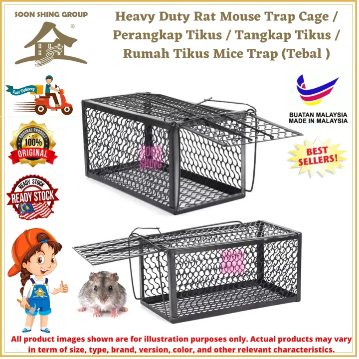 Heavy Duty Rat Mouse Trap Cage / Perangkap Tikus / Tangkap Tikus ...
