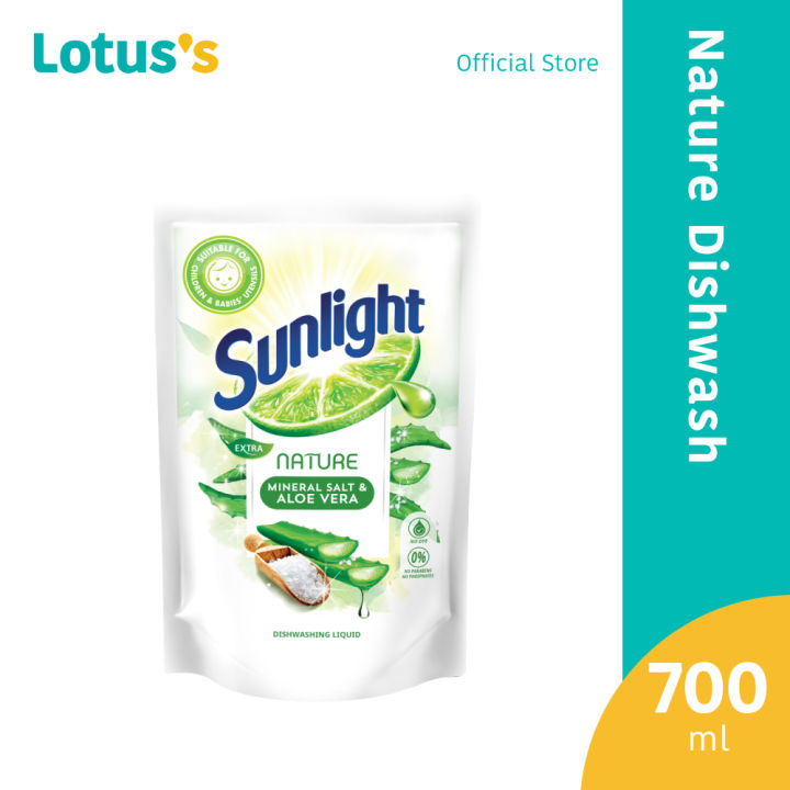 Sunlight Dishwash Liquid Refill Extra Nature 700Ml | Lazada