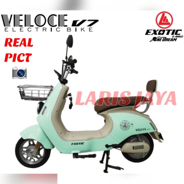 SEPEDA LISTRIK EXOTIC VELOCE V7 SEPEDA LISTRIK MODEL TERBARU EXOTIC ...