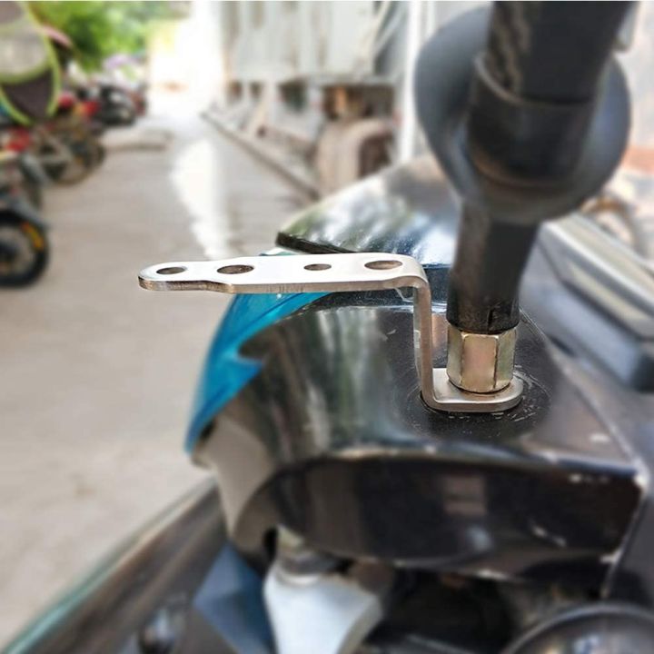 MileRush Multi-functional Motorcycle Rear View Mirror Extension Bracket ...