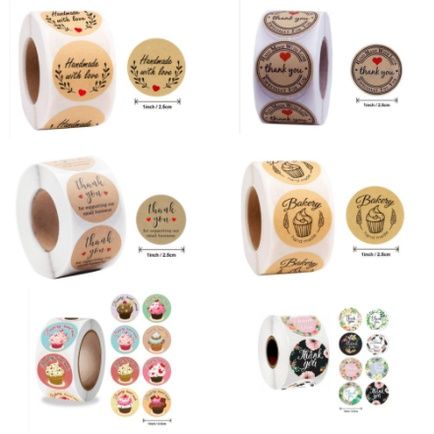 Stiker Thank You Stiker Ucapan Terimakasih 1 Roll | Lazada Indonesia