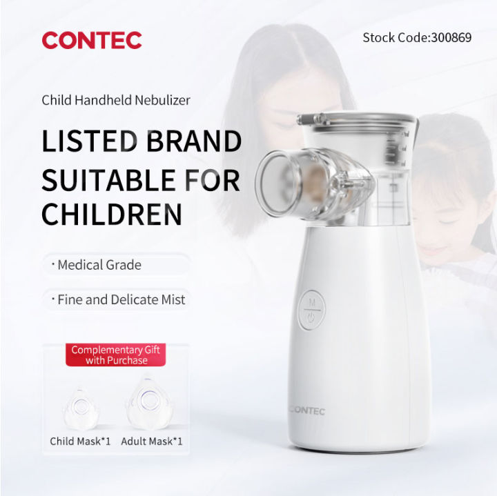 CONTEC New NE-M03 Portable Mesh Nebulizer Ultrasonic Mesh Humidifier ...