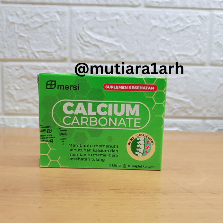 CALCIUM CARBONATE CACO3 BOX 30 TABLET | Lazada Indonesia