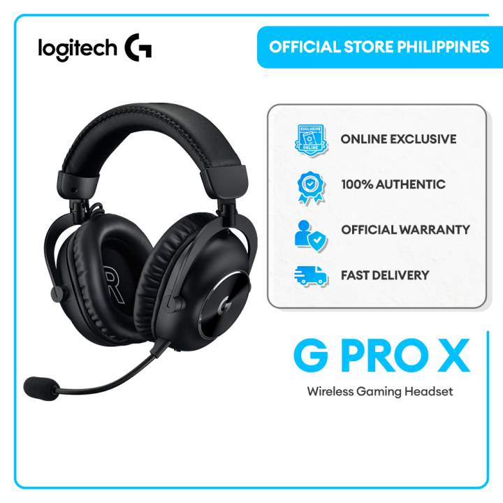 Logitech G Pro X Lightspeed with Blue Vo!ce Mic Filter Tech 20+ Hour ...