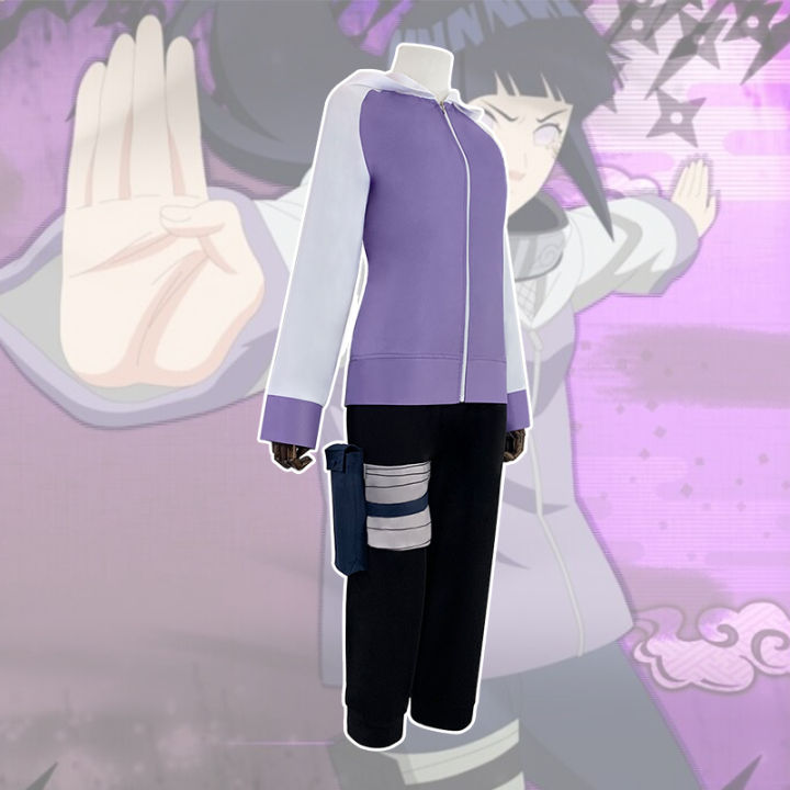Naruto Hinata Hyuga cos second-generation ninja costume cosplay women's ...