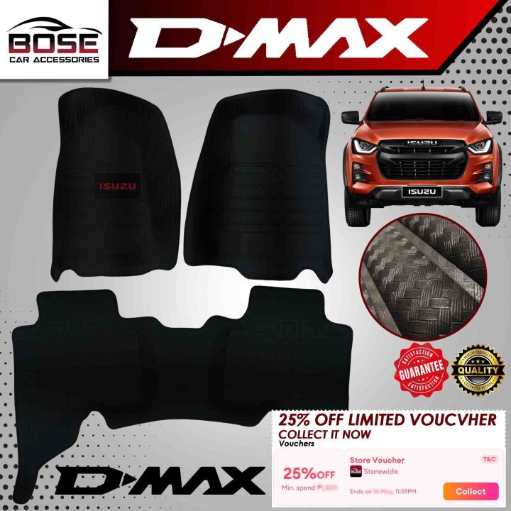 TPE / 5D / Carbon Fiber Deep Dish for Isuzu D-Max / DMAX 2013 2014 2015 ...
