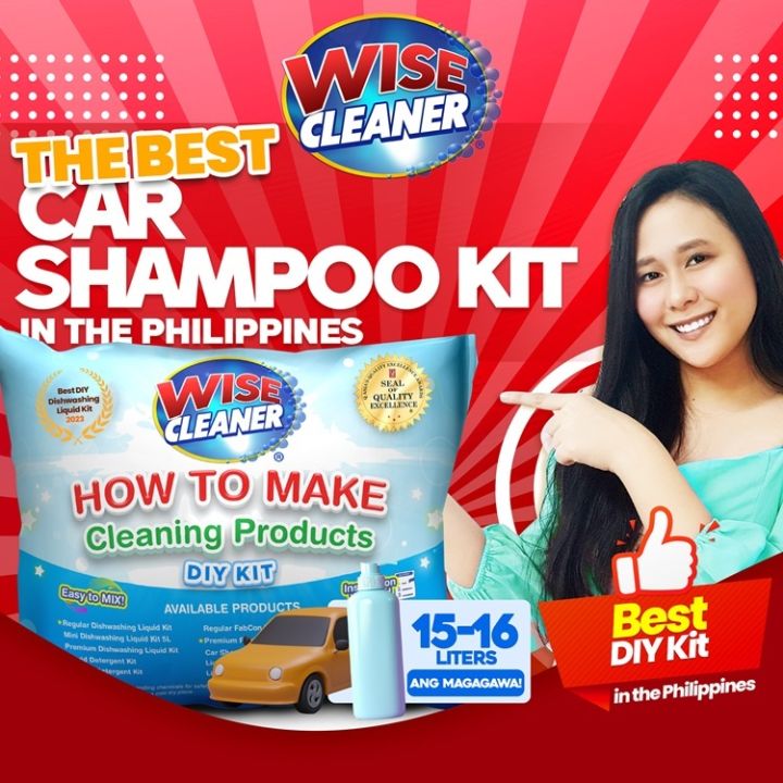 CAR SHAMPOO DIY KIT - WISE CLEANER | Lazada PH