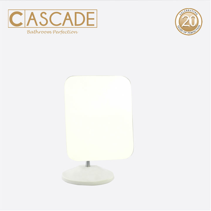 Cascade Rectangle Vanity Mirror (Mirror size 13 cm x 16 cm) Made of PP Plastic & Glass | Lazada PH
