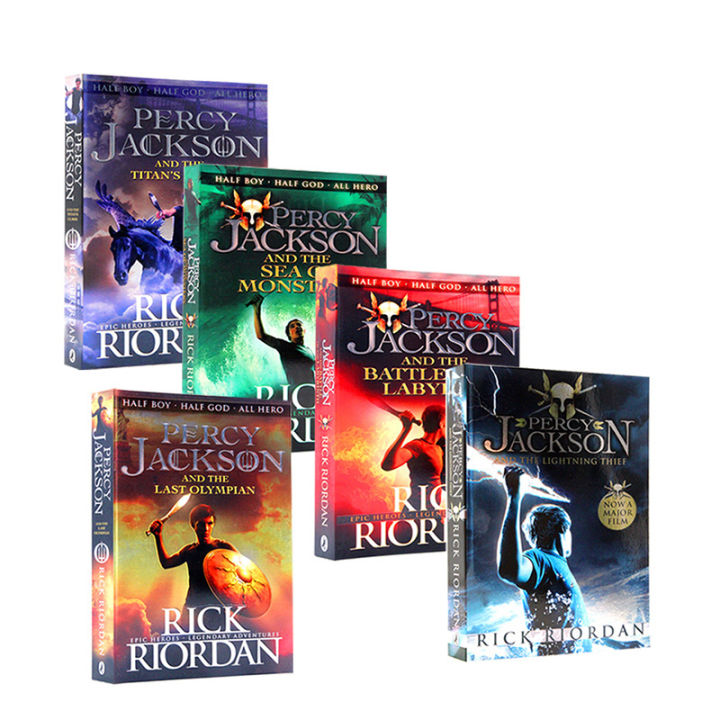 Five volumes of Percy Jackson and the lightning thief 5 are sold ...