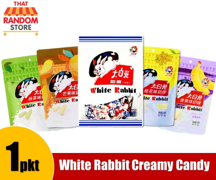 White Rabbit 大白兔 Creamy Candy 奶糖 (Packet) | Lazada