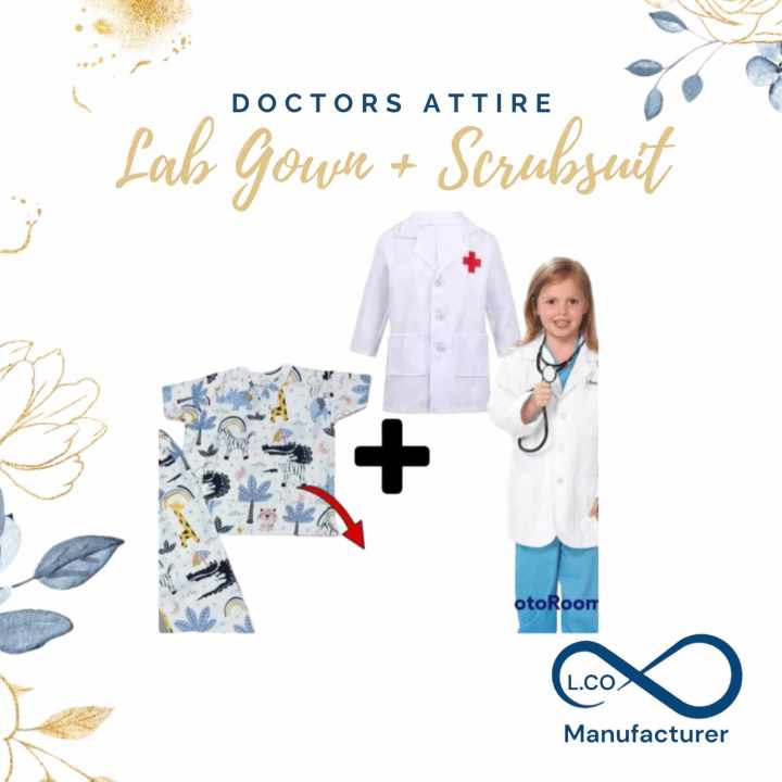 L.CO'S ITEM FOR DOCTOR LABORATORY GOWN/ LABGOWN ONLY/LABGOWNN WITH ...