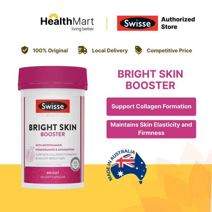 [SG] Swisse Beauty Bright Skin Booster, 60 / 120 Soft Capsules (With ...