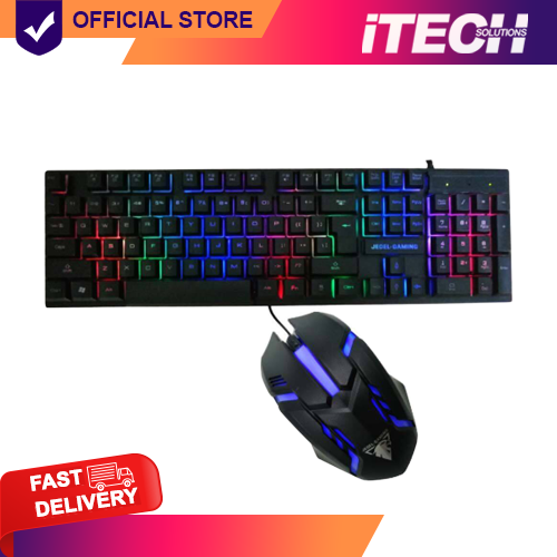JEDEL GK110+ KEYBOARD + MOUSE GAMING COMBO W/ BACKLIGHT USB | Lazada PH