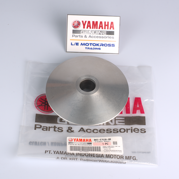Genuine Original Yamaha Primary Sliding Sheave (Drive Pulley) B65-E7620-00 Aerox V1/V2 Nmax V2 ...