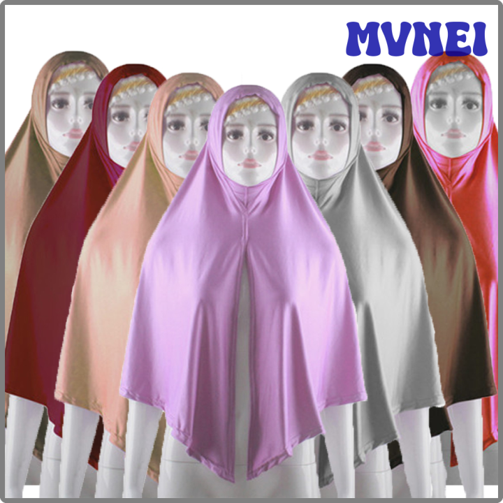 MVNEI Muslim Women Long Hijab Prayer One Piece Amira Islmaic Burqa Arab ...