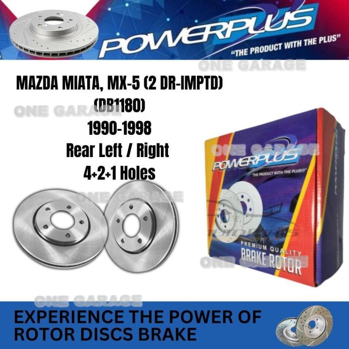 PowerPlus Rotor Disc 231MM RR MAZDA MIATA, MX-5 (2 DR-IMPTD)(DB1180) (4 ...