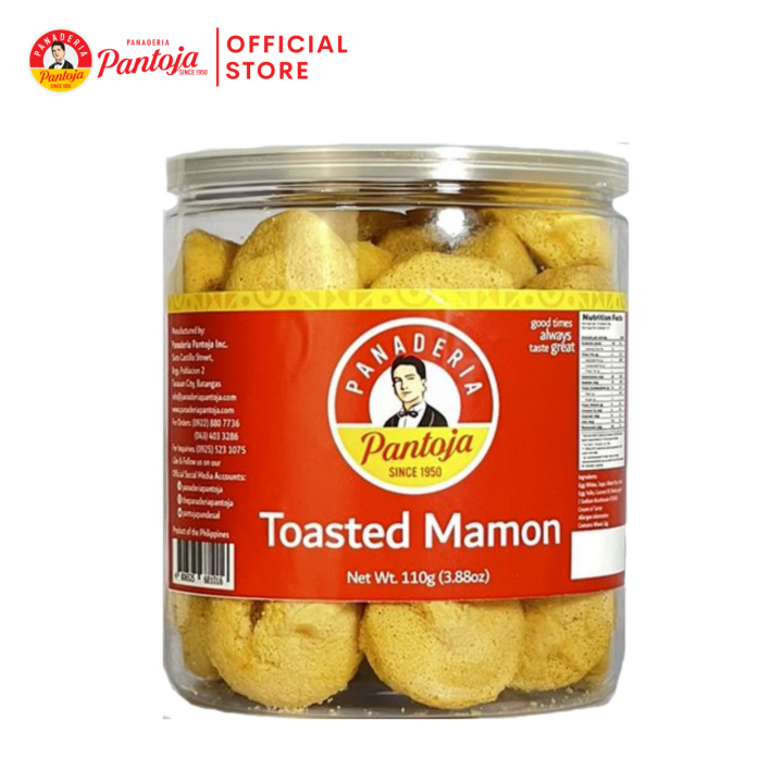 Pantoja Toasted Mamon in Canister | Lazada PH