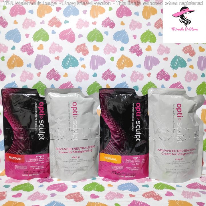 MATRIX OPTISCULPT / OPTI SCULPT 125 ML X 2 STEP MATRIX OBAT PELURUS ...