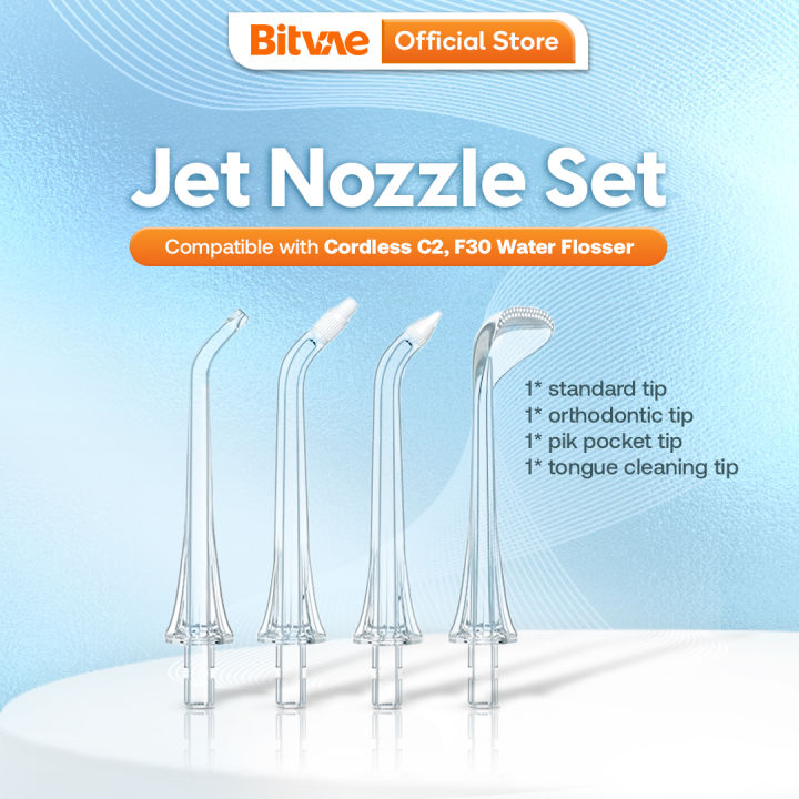 Bitvae Water Flosser Tips Variety Pack- Compatible with Cordless C2 ...