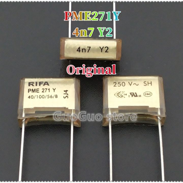 1pcs RIFA Safety Capacitor PME271Y 4n7 Y2 0.0047uF 250V Pitch 10MM New ...