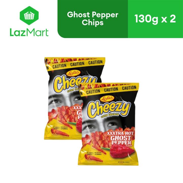 Cheezy Corn Crunch Ghost Pepper Chips 130g x 2 | Lazada PH