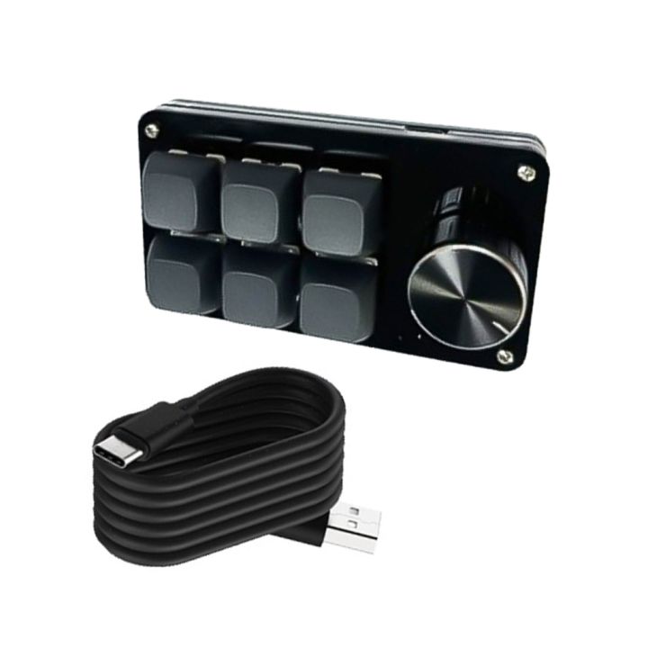 Improve Productivity Customs Macro Keyboard Programmable Rotary ...