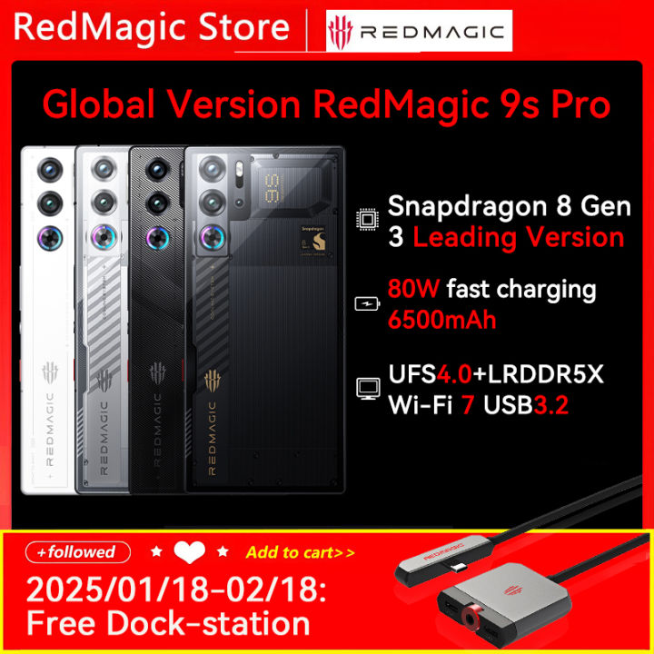 Global Version Redmagic 9S Pro NX769J 12+256/16+512 Sleet/Frost/Cyclone ...