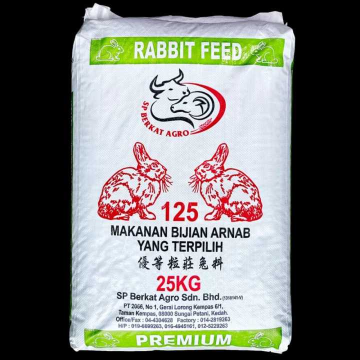 1 KG 125 Makanan Arnab Premium / Rabbit Pellet / Dedak Arnab | Lazada
