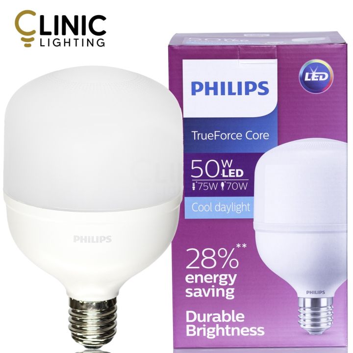 โปรโมชั่น หลอดไฟ PHILIPS LED 50W True Force Core E27, E40 Cool Daylight ...