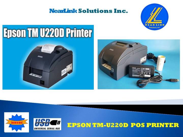 EPSON TM-U220D RECEIPT PRINTER USB DOT MATRIX (USED) Manual Cut | Lazada PH