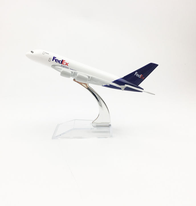 Yalinda FedEx A380 16cm model airplane kits child Birthday gift toys ...