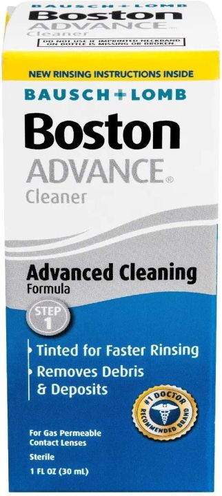 AUTHENTIC Bausch & Lomb Boston Advance Cleaner Contact Lens Solution, 1 ...