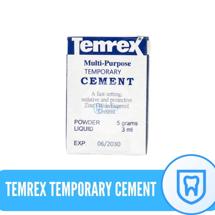 Temrex temporary cement (Zinc Oxide Eugenol Cement) | Lazada PH