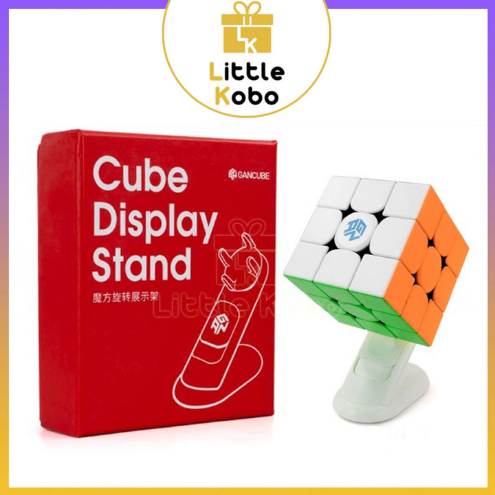 [HCM] [Gan Display Stand] Đế Gan Rubik Cao Cấp Đế Kê Gan Cube Stand Rubic Loại Xoay Hộp Đỏ Đồ ...