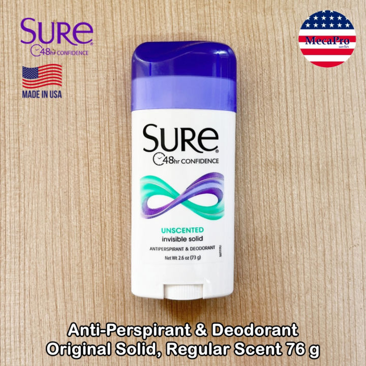 [นำเข้า] Sure® Invisible Solid Anti-Perspirant & Deodorant, Unscented ...