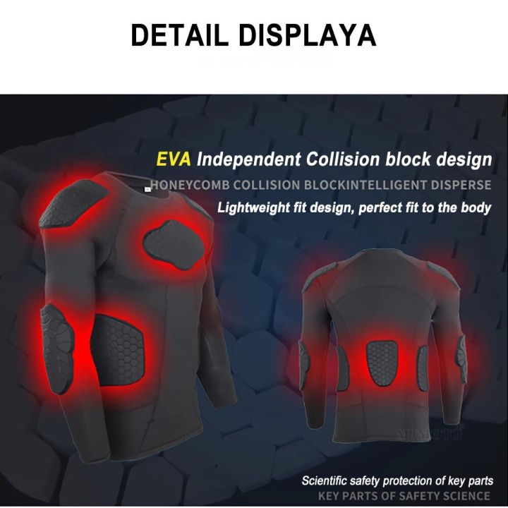 Motorcycle Full Body Armor Jacket Protective Moto Underwear Anti ...