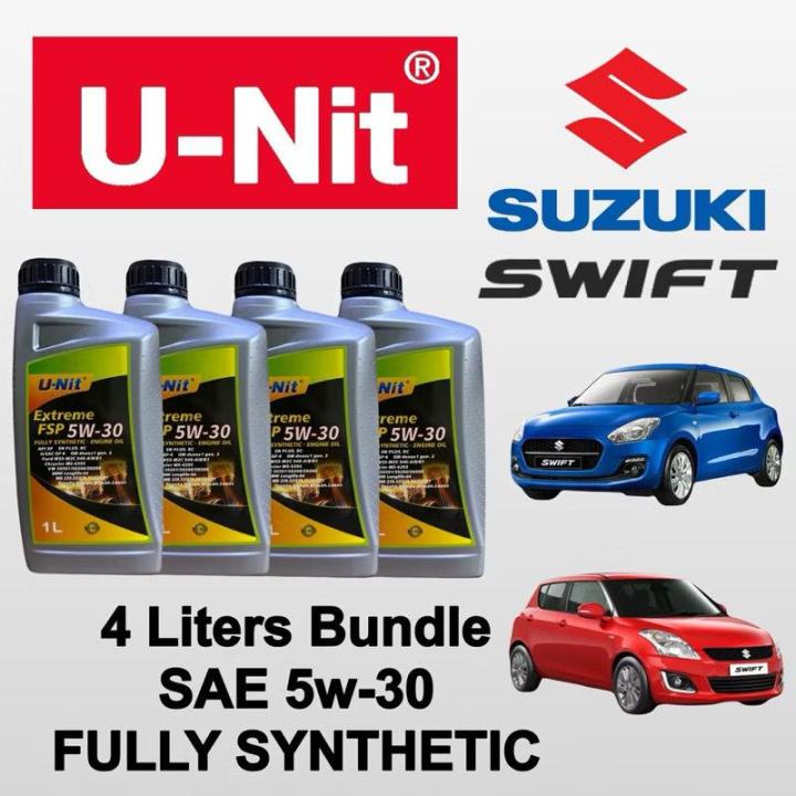 Suzuki Swift Engine Oil SAE 5w-30 4 Liters | Lazada PH