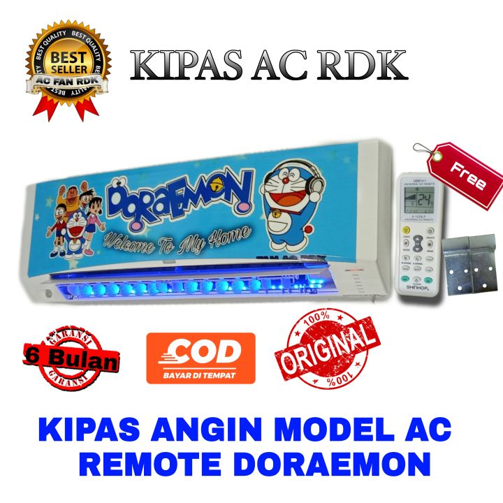 Kipas Angin Ac Karakter 2.5pk + Pakai Remote + Lampu Led | Lazada Indonesia