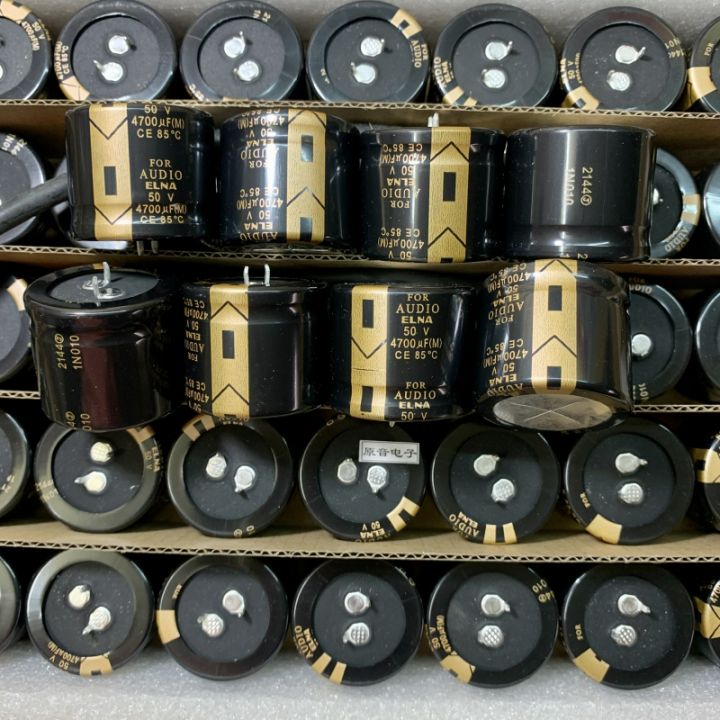 Original Japanese brand-new ELNA capacitor 4700UF50V FOR AUDIO Fever ...