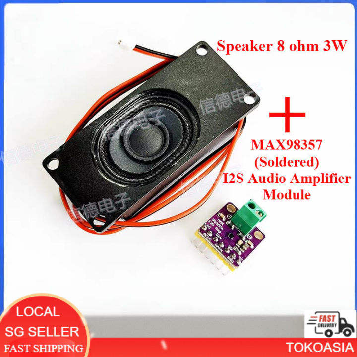MAX98357 I2S Audio Amplifier Module + Speaker 3W 4 Ohm | Lazada Singapore