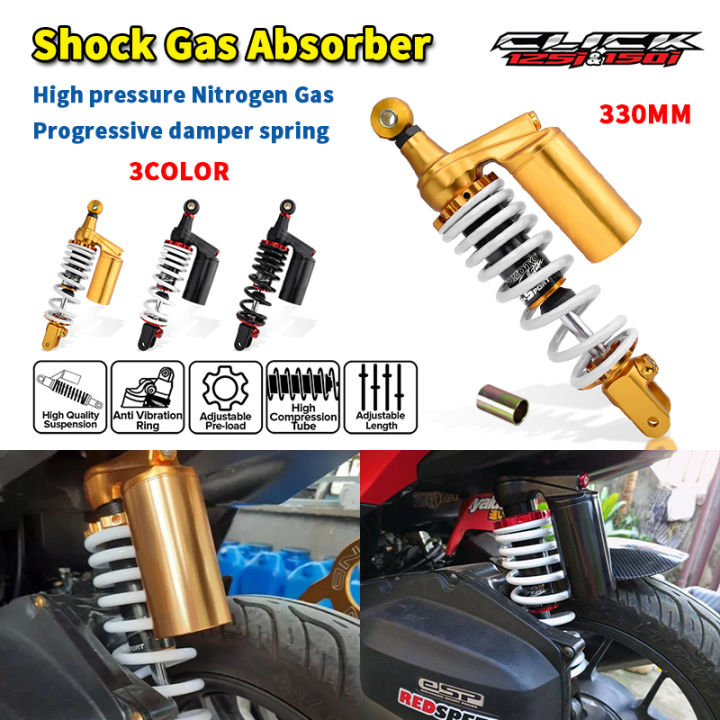 PMShop Honda Click 125i / 150i Rear Shock Gas Absorber With Baso 330MM ...