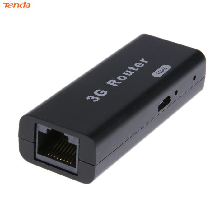 { Fast delivery } Mini 3G/4G WiFi Wlan Hotspot AP Client 150Mbps RJ45 ...
