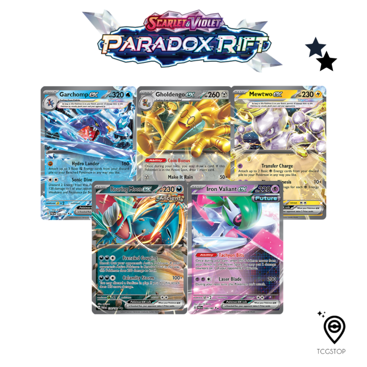 Pokemon TCG - Double Rare Holo Singles Scarlet & Violet Paradox Rift ...