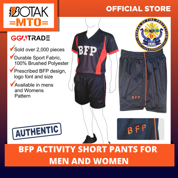 ISPORT BOTAK| BFP OFFICIAL ACTIVITY SHORT for MEN and WOMEN by GGA ...