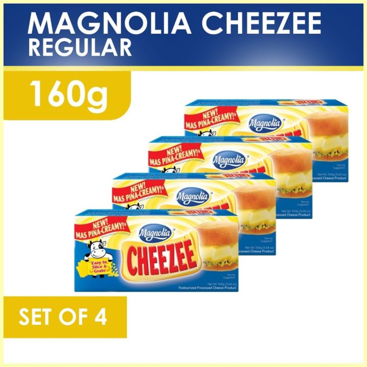 ,,MAGNOLIA Cheezee Regular 160g Processed Cheese with Vitamins and Zinc ...