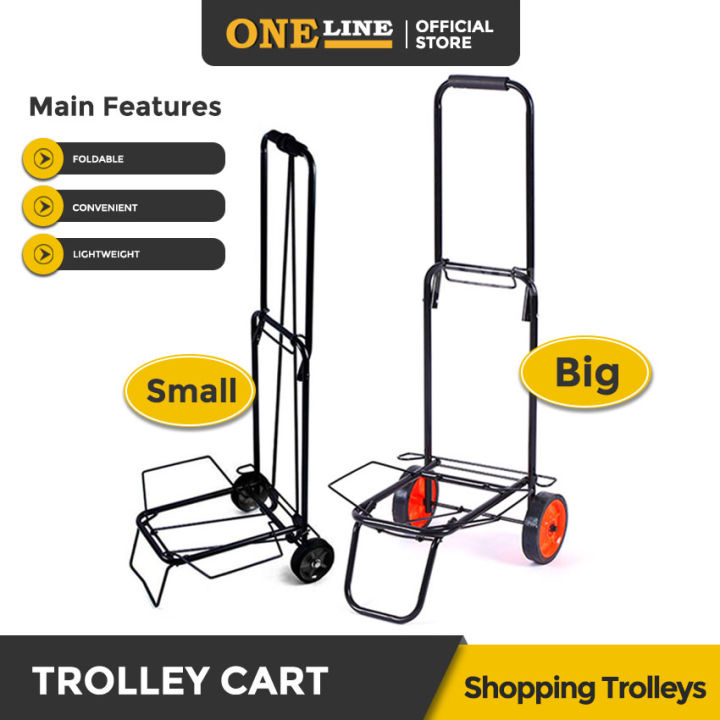 Oneline Foldable Shopping Push Cart Trolley (Small, Big) | Lazada PH