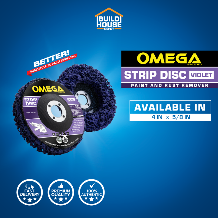 OMEGA Strip Disc Fiberglass Backing - For Paint and Rust Stripping ...