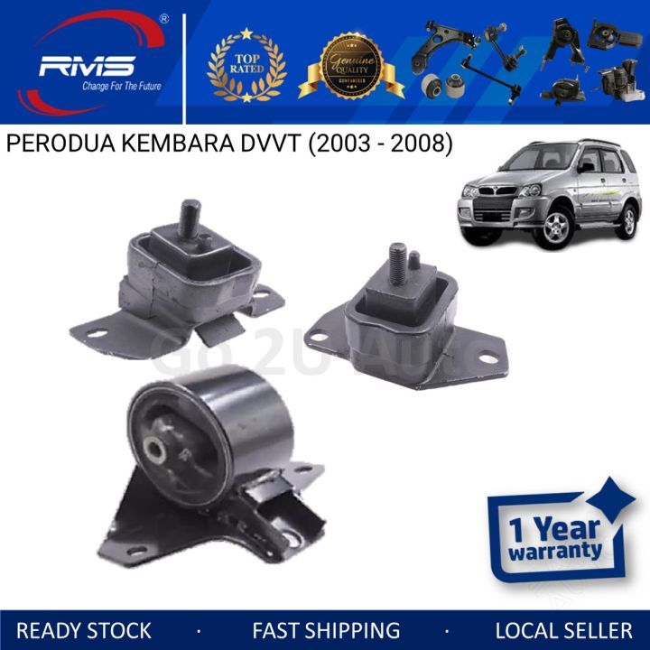 RIMS BRAND ENGINE MOUNTING 1 SET 3PCS - PERODUA KEMBARA DVVT 1.3 CC ...