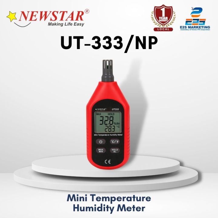 Newstar Mini Temperature Humidity Meter UT-333/NP Mini LCD Digital ...